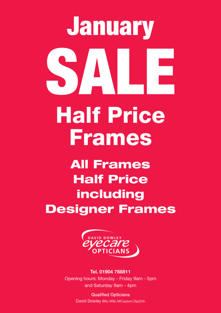 Offers | David Dowley Opticians York